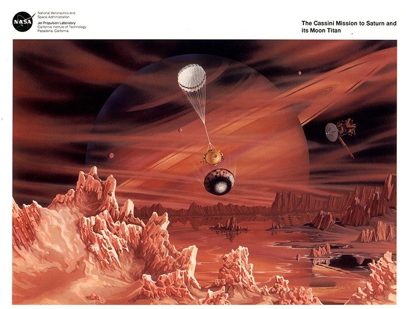 Titan Lithograph - NASA Science