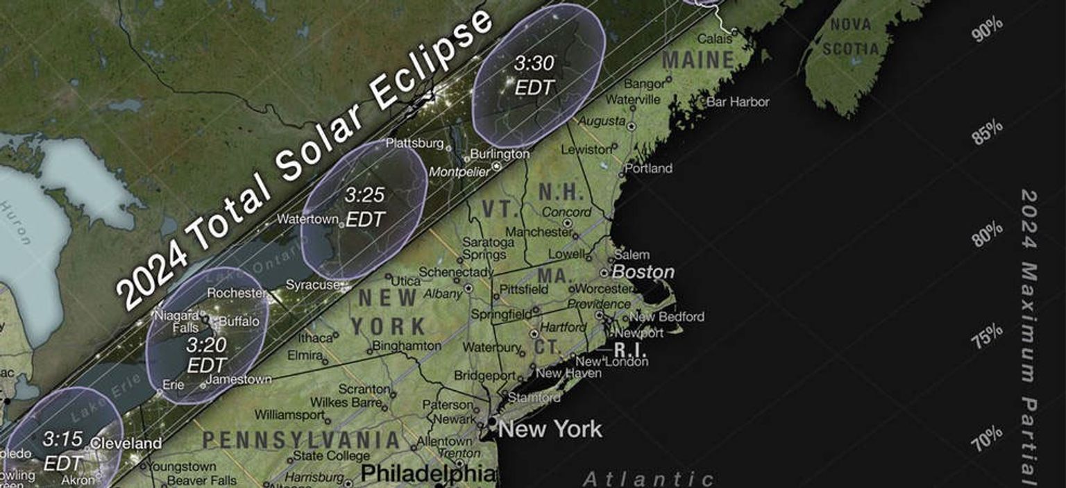 New NASA Map Details 2023 and 2024 Solar Eclipses in the US - NASA Science